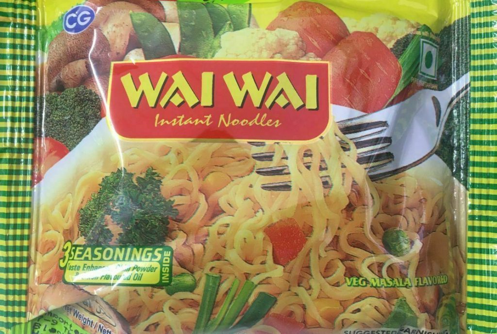 WAI WAI INSTANT NOODLE Vegetable Flavored 75g a pack of 10 Crunch It Or ...