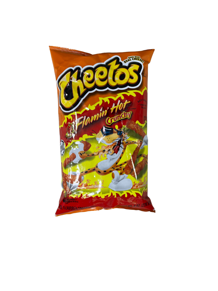 American Cheetos Flamin Hot Crunchy Cheetos(226.8g) - KTM STORES LTD